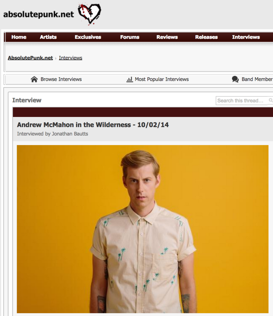 Absolute Punk Interview